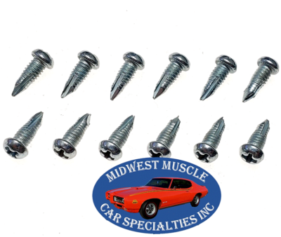 GM Headlight Retaining Trim Ring Screws To Bucket Head Light Lamp 12pcs ...
