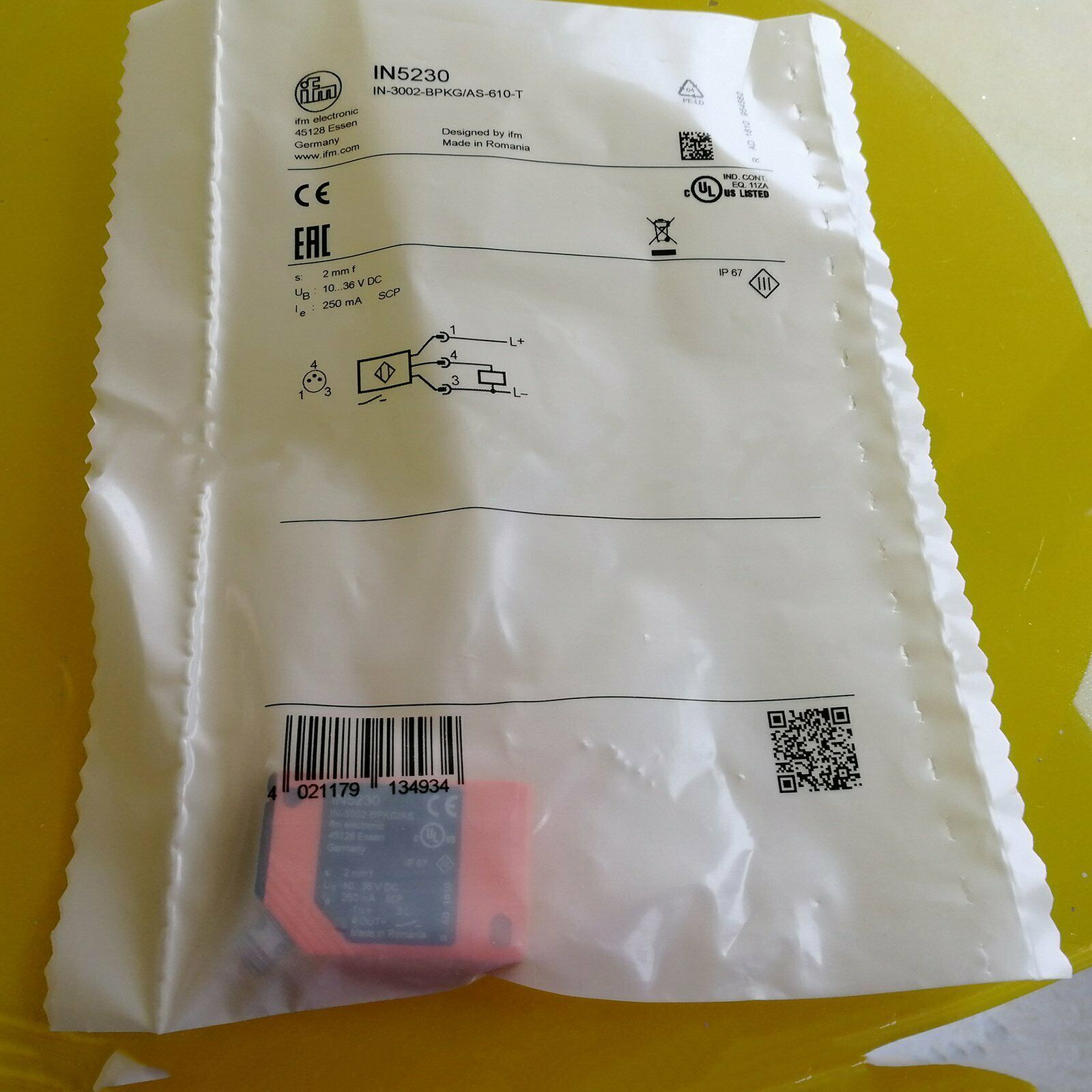 One New For IFM IN5230 Inductive Sensor Fast Ship | eBay