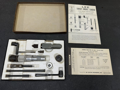Lee Target Model Loader Zero Error 222 Remington In Original Box ...