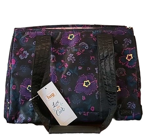 Lug Mini Rover Carry All Tote- Boho Floral Black | eBay