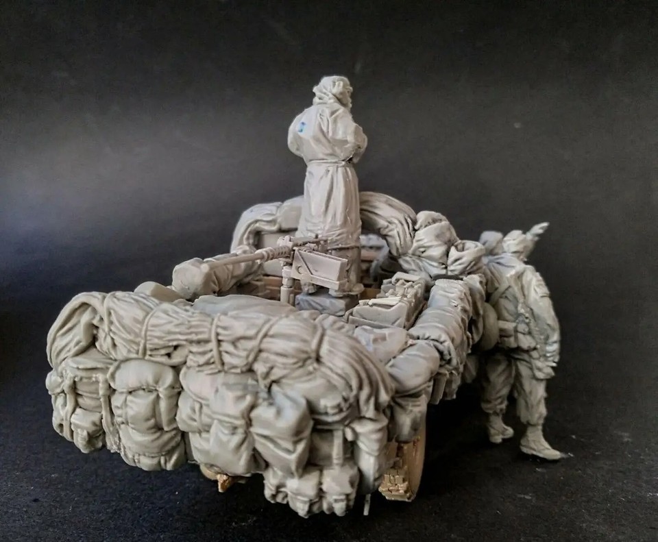 uk fast shipping!! 1/35 Resin Model Figure GK，Unassembled and unpainted ...