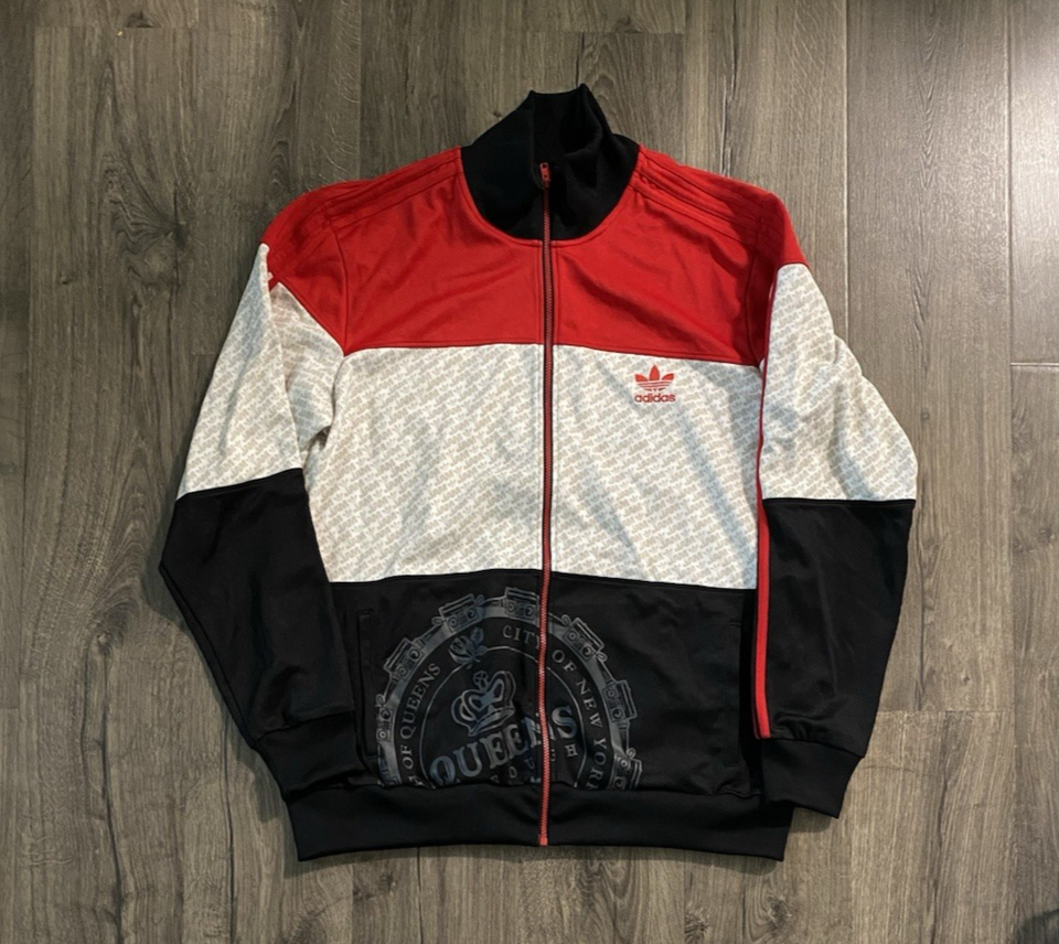Men XXL adidas Jam Master Jay Run DMC Queens Borough Track Jacket dame ...
