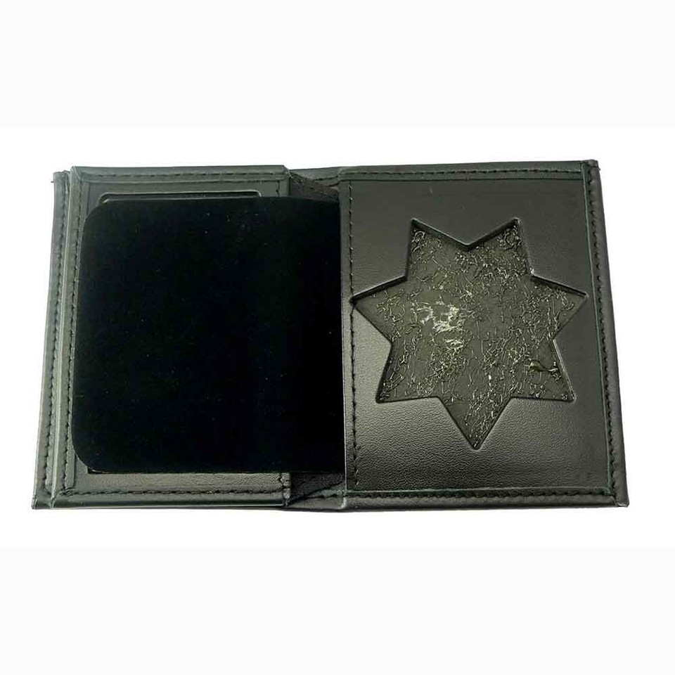 Perfect Fit Custom Badge Wallet Police Corrections Bifold Leather Many ...