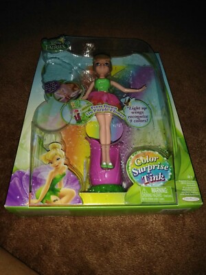 New Disney Fairies Color Surprise Tink Tinkerbell Doll 9 Inches, Light ...