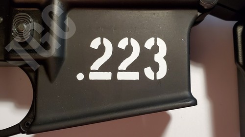 (3) .223 Remington VINYL DECAL, Airsoft AR lower magwell tactical ...