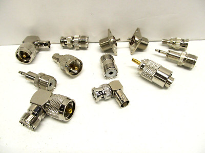 LOT of Ham CB Radio Coax Connectors Adaptors... NEW!!!! | eBay
