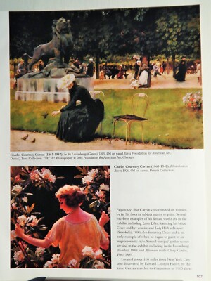 CHARLES COURTNEY CURRAN ART PIECE VTG ORIG 2014 ADVERTISEMENT | eBay