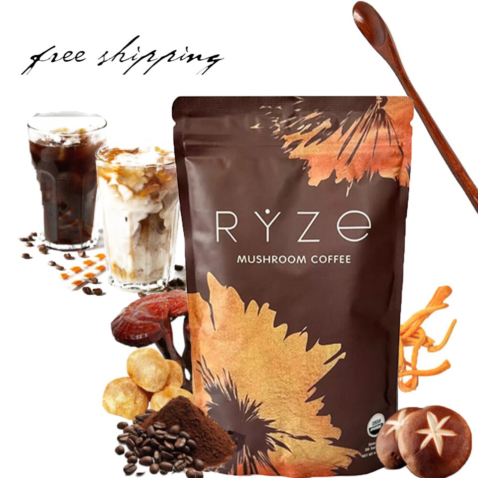 2025 New RYZE Mushroom Coffee Organic Coffee 30 Servings in One Pack ...