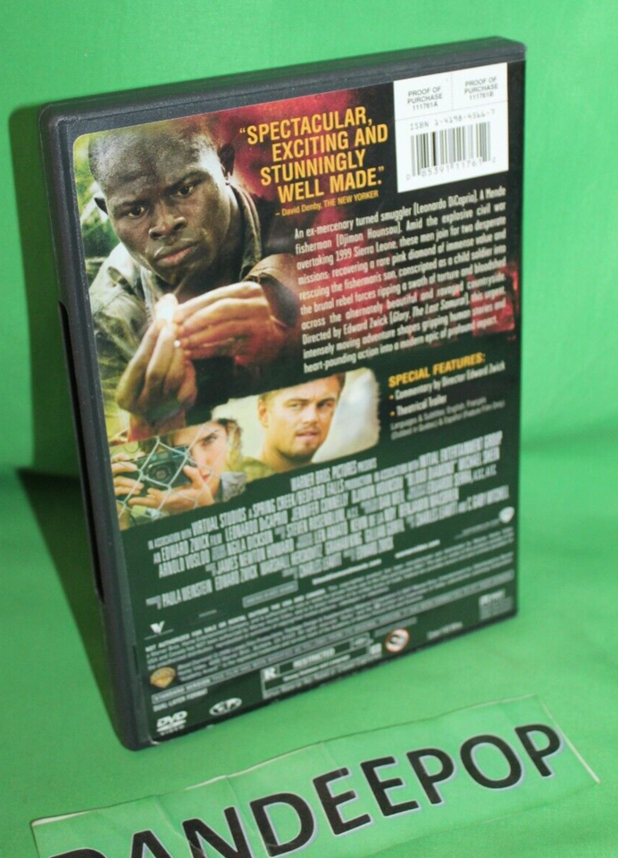 Blood Diamond Full Screen DVD Movie 85391117612| eBay