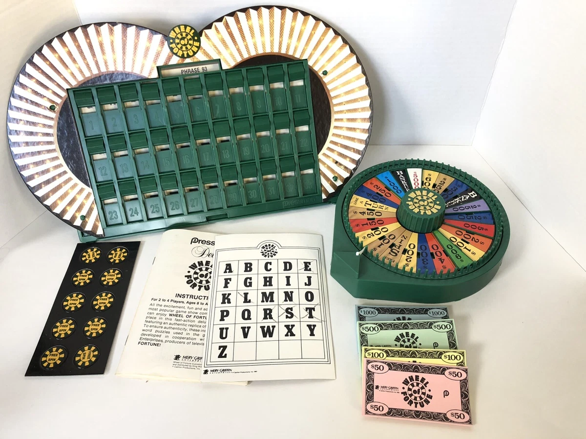 Deluxe Wheel Of Fortune Board Game