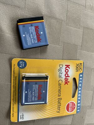 Two Kodak KLIC-7001 Original Li-ion Rechargeable Digital Camera ...