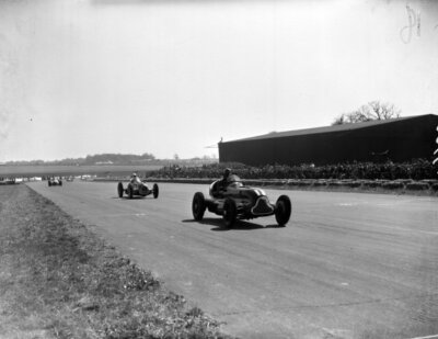 Cuth Harrison, ERA B Type 1950 Motor Racing Old Photo 5 | eBay
