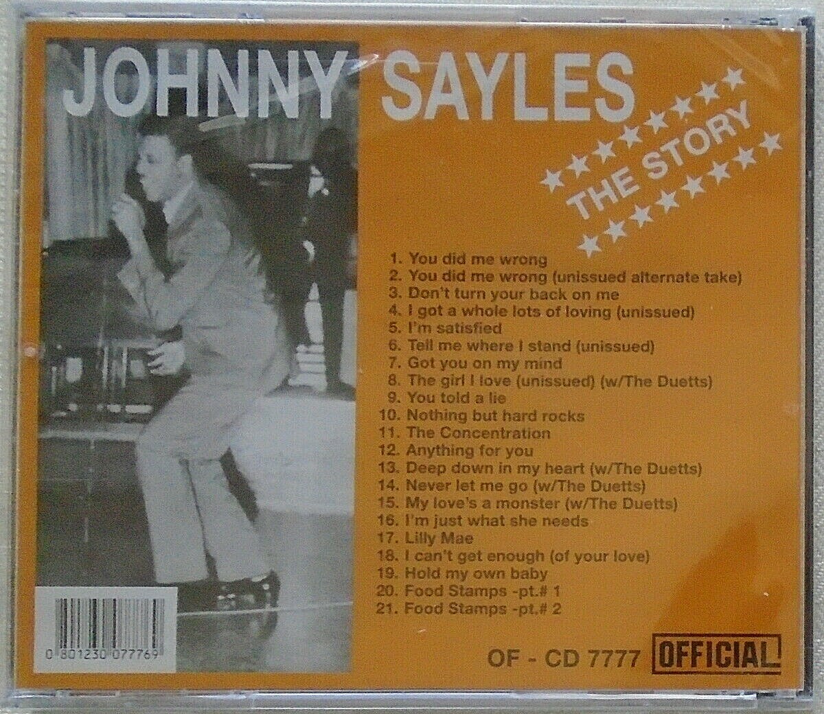 JOHNNY SAYLES - CD - The Story - BRAND NEW | eBay