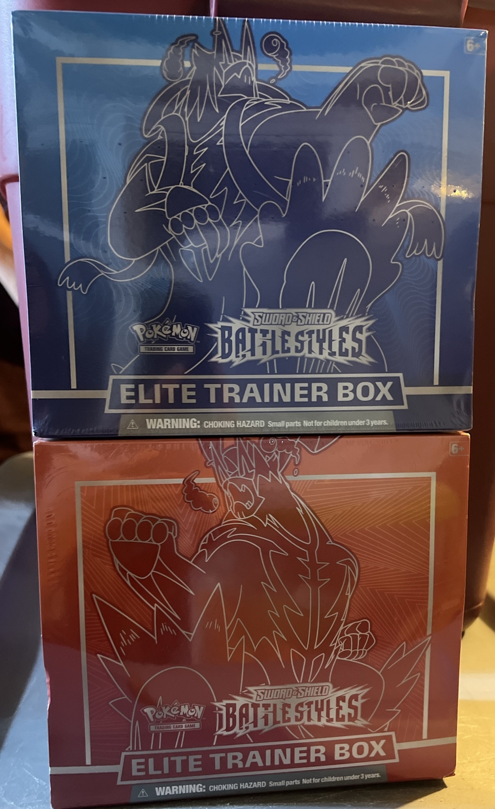 Pokémon TCG SET OF 2 Battle Styles Elite Trainer Box SEALED ETB BLUE ...