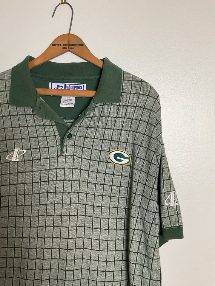 Vintage 1990s Logo Athletic Green Bay Packers NFL Pro Line NFL Polo ...