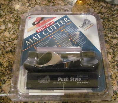 *Logan 2000 Hand Held Push Style Mat Cutter with 5 Blades New | eBay