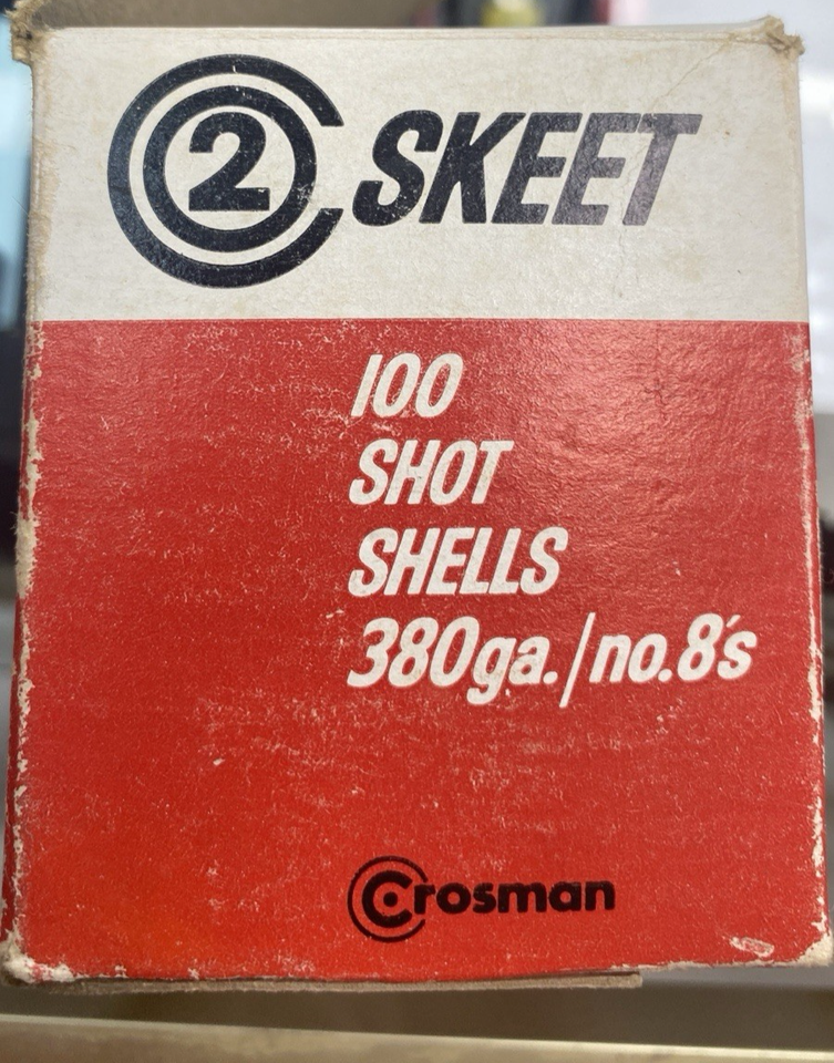 Crosman 2 Skeet No. 8 Shells FULL Box Model 70 for Model 1100 CO2 Shot ...
