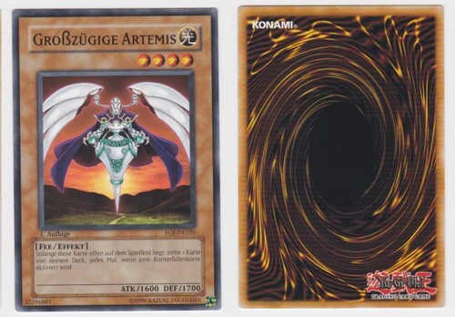 Konami Yu-Gi-Oh Großzügige Artemis EOJ-DE020 1.Auflage (157632) | eBay.de