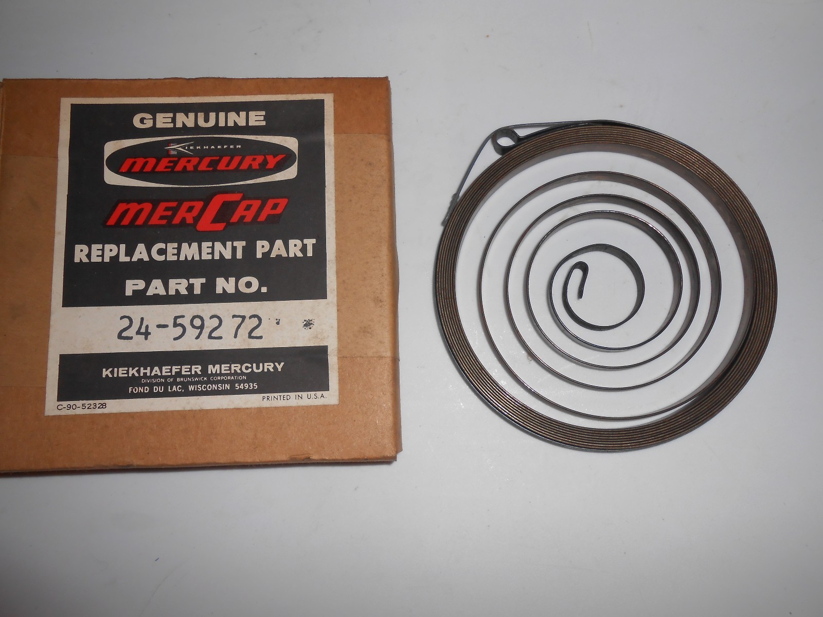 24-59272 NEW VINTAGE MERCURY 440 SNOWMOBILE RECOIL SPRING LOT A01 | eBay