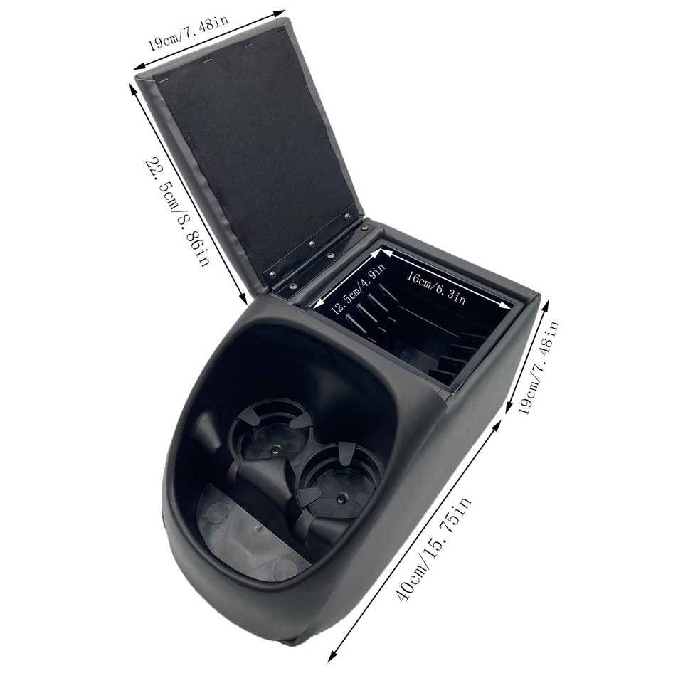 Mini Center Console Organizer And Storage With Cup Holders,Universal ...