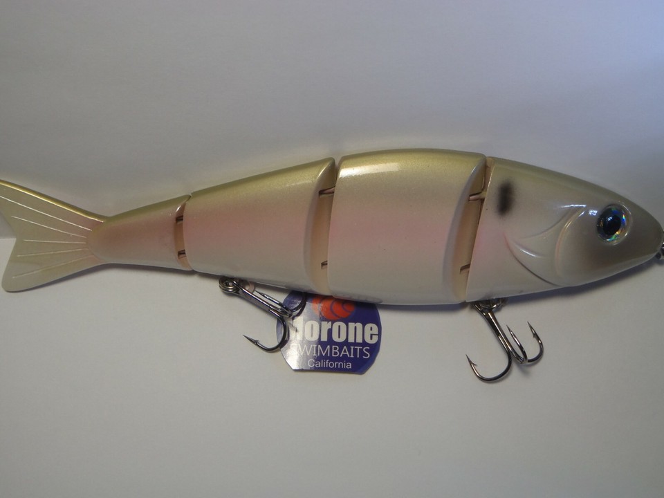 Morone Swimbait TWO Bone Boy Gizzard Shad Threadfin Swimbaits striper ...