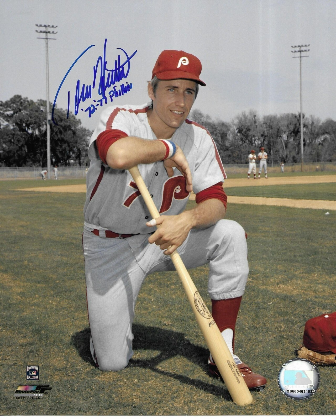 TOM HUTTON Autographed Signed 8 x 10 Baseball Photo Philadelphia ...