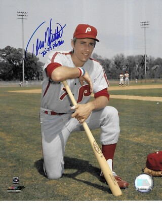 TOM HUTTON Autographed Signed 8 x 10 Baseball Photo Philadelphia ...