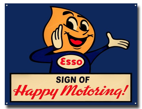 SIGN OF HAPPY MOTORING REPRODUCTION METAL GARAGE - MAN CAVE SIGN.A3 | eBay
