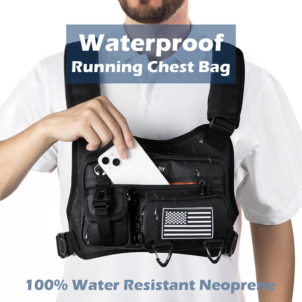 Sport Running Combat Chest Rig Bag Front Pouch Recon Kit Pack ...
