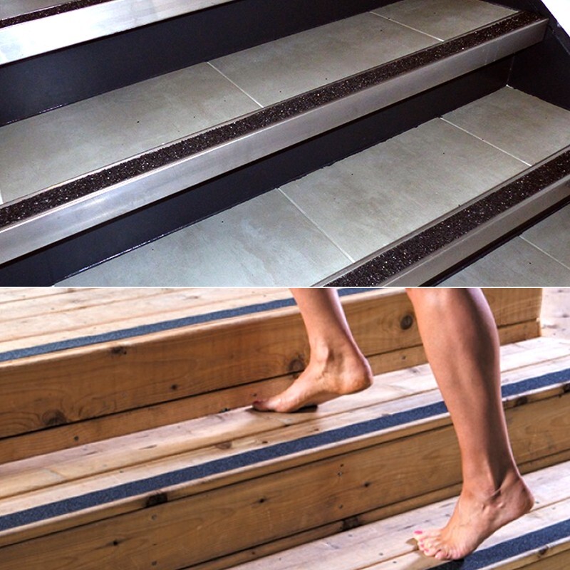 Anti Slip Non Skid High Traction Safety Grit Grip Tape Strips Sticker 2 ...