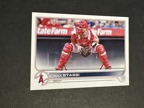 2022 Topps Max Stassi Advanced Stats #609 /300 - Angels - FREE SHIPPING ...
