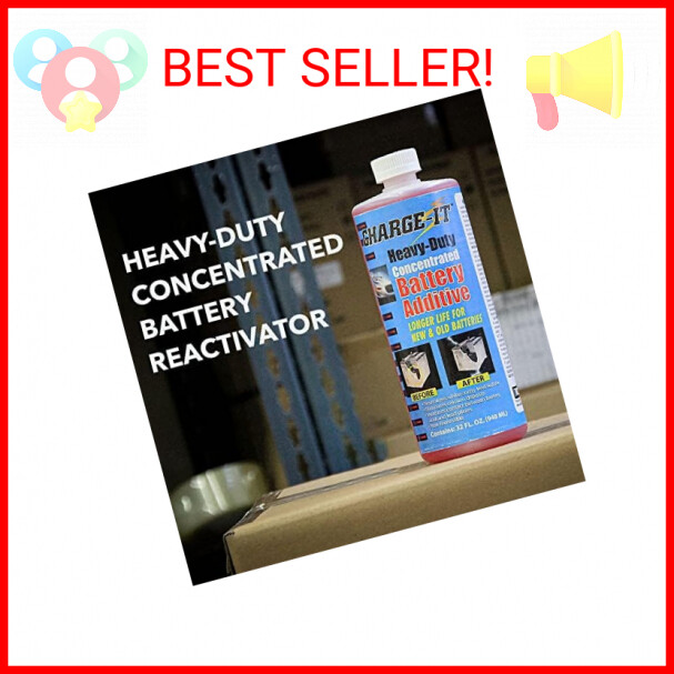 Charge-It Battery Additive Heavy-Duty Concentrate (32 fl oz) | Battery ...