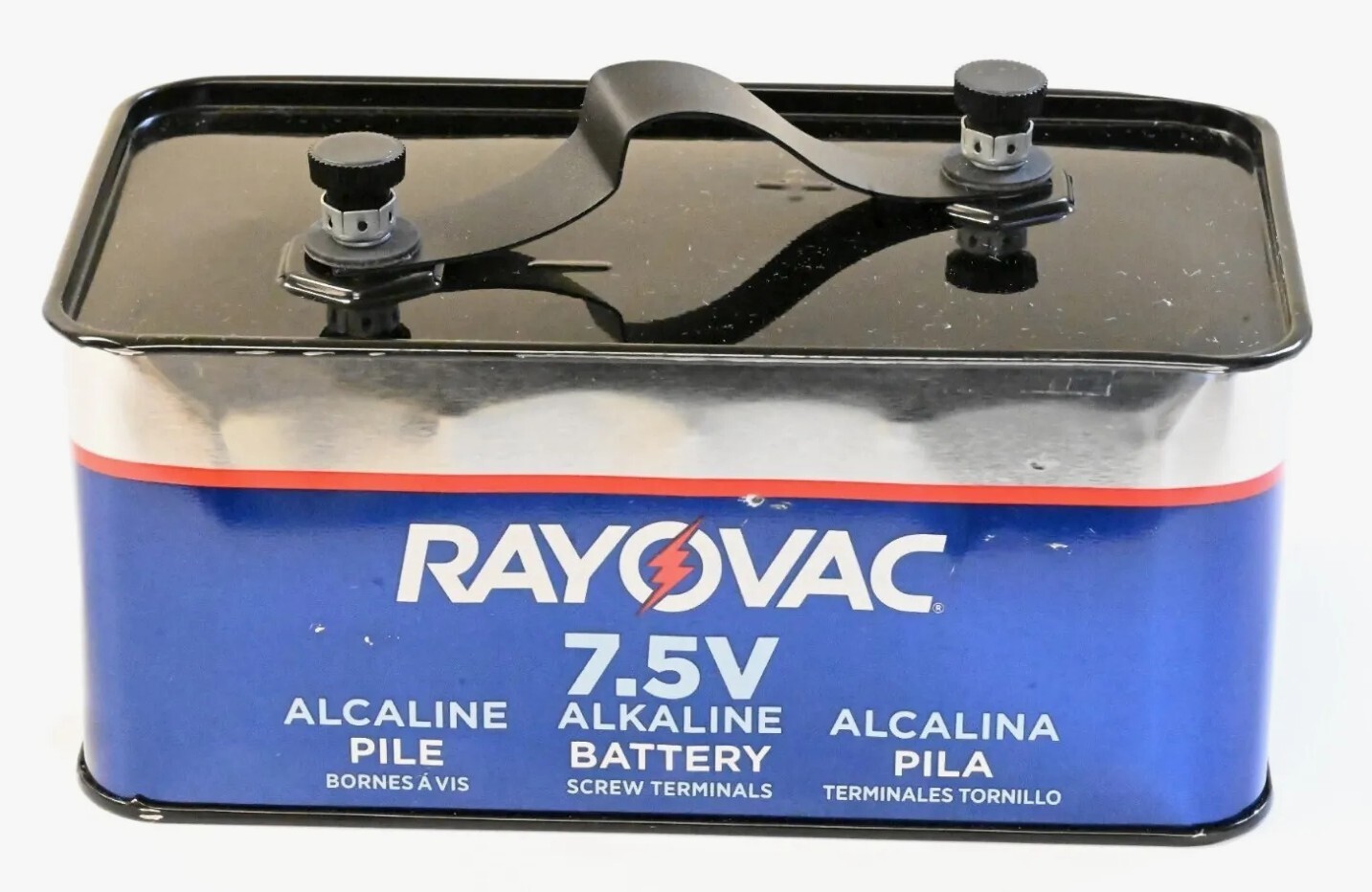 Rayovac 7.5V Alkaline Battery Lantern Rectangular 803C Screw Top 12/31 ...