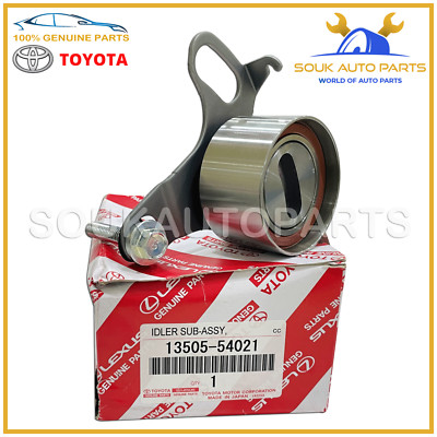 13505-54021 Genuine Toyota TIMING BELT TENSIONER PULLEY 2L 2L-T 3L 5L ...