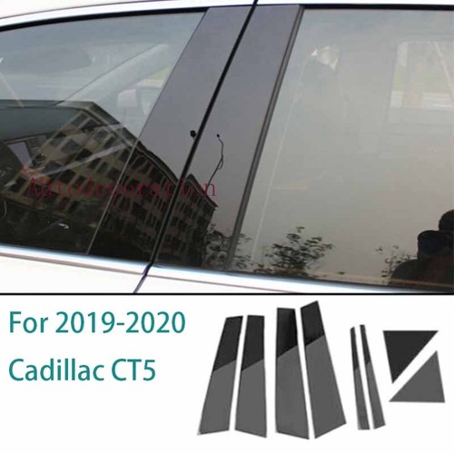 For 2019-2020s Cadillac CT5 ABS Black Exterior Window B-pillar ...