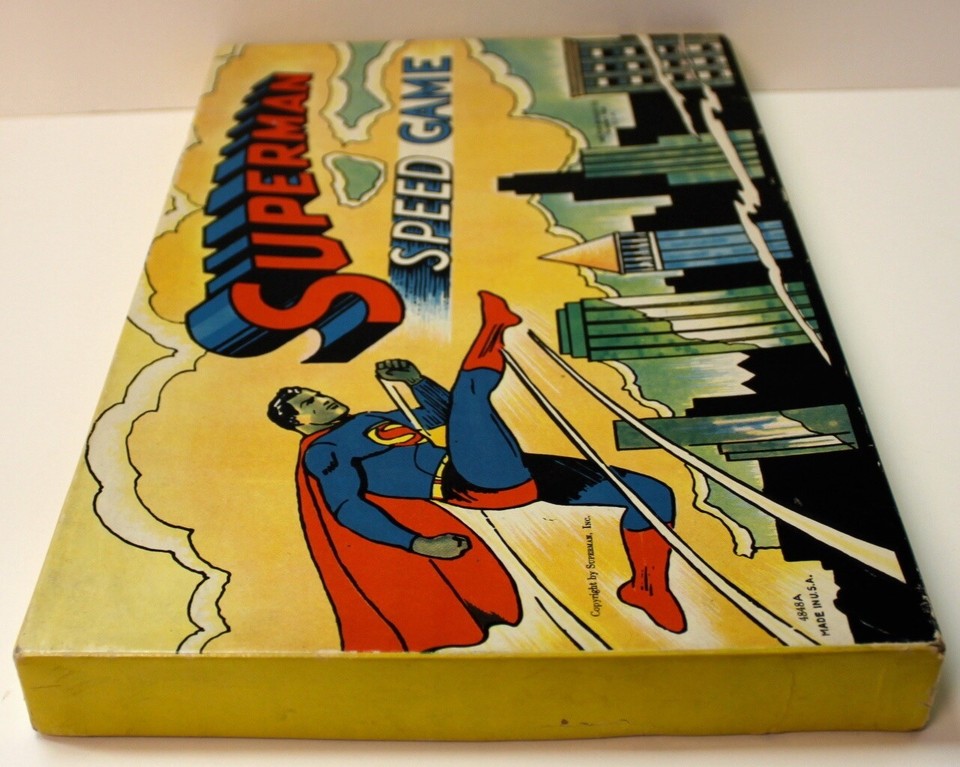 Superman Speed Game 1941 Game is complete USA version Milton Bradley VF ...
