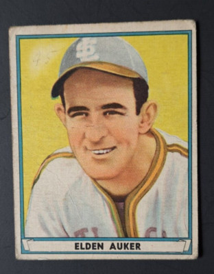 VINTAGE- ELDEN LEROY AUKER #45 GUM INC. 1941 | eBay
