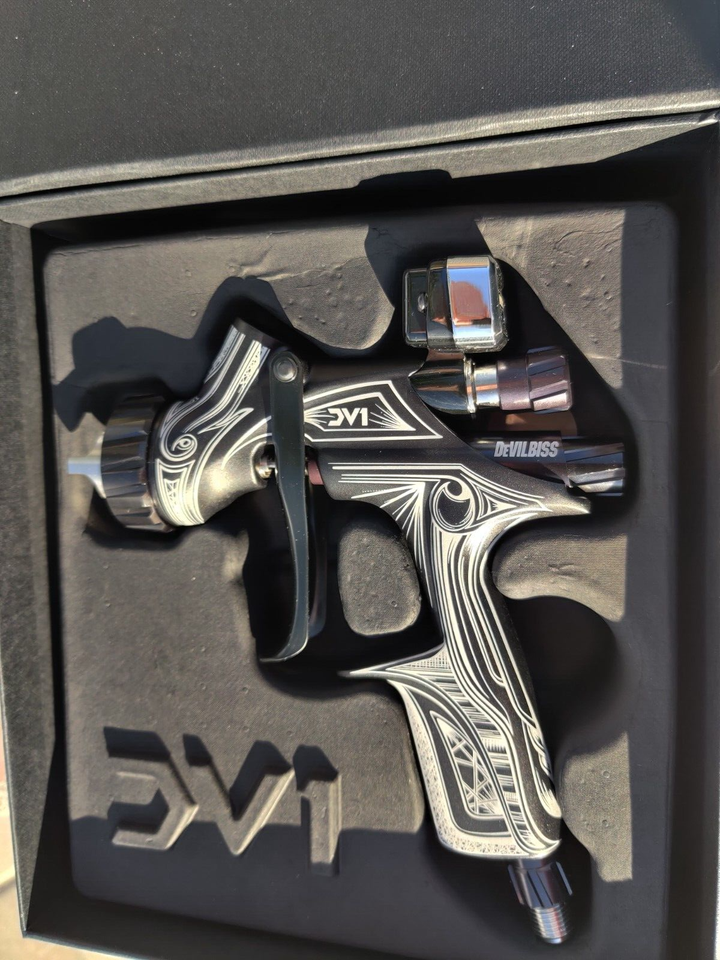 Devilbiss Dv1 Clear & Base Coat Digital Gun 905909 905912 Combo Circuit ...