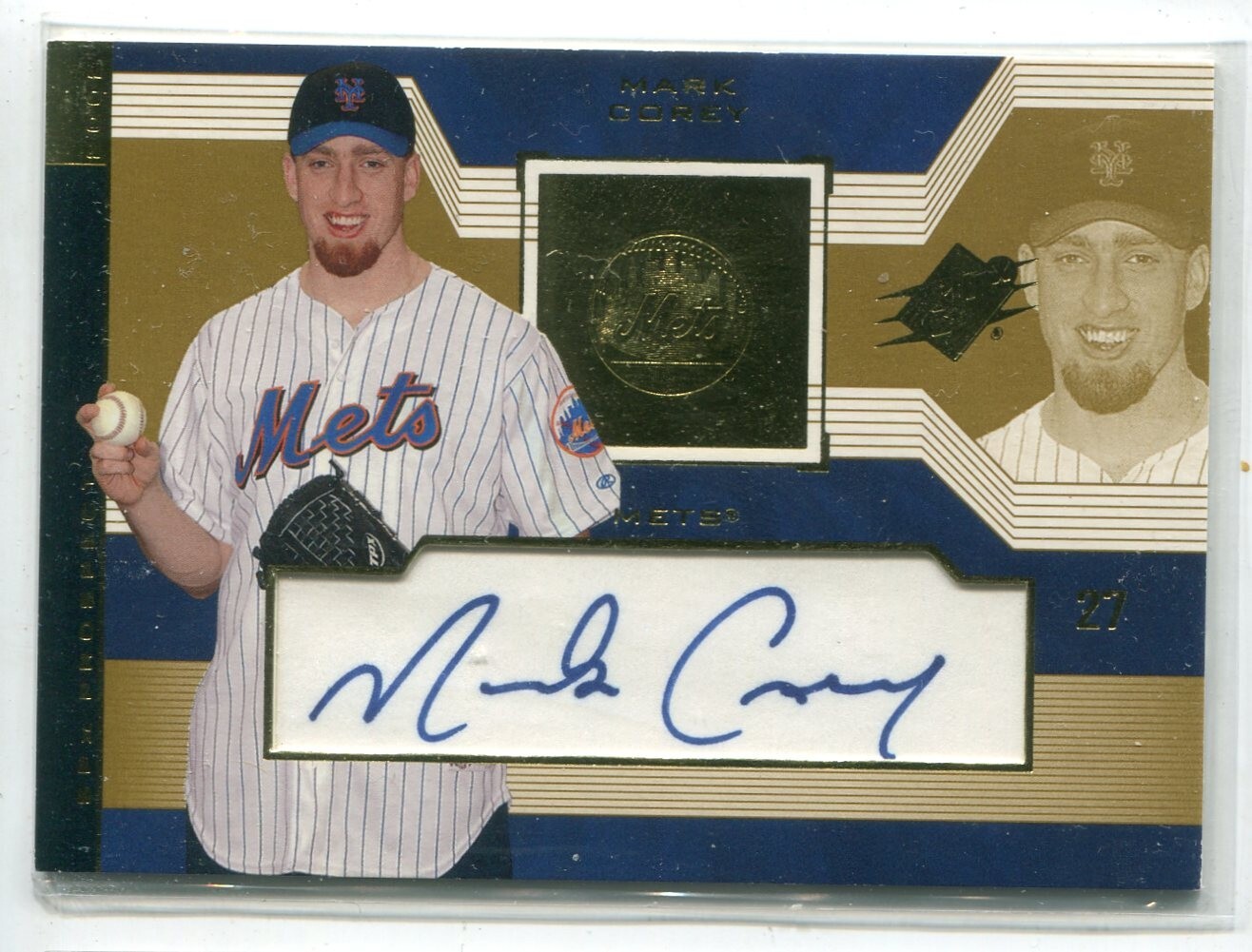 2007 SPx Mark Corey Prospect AUTO AUTOGRAPH RC NEW YORK METS | eBay