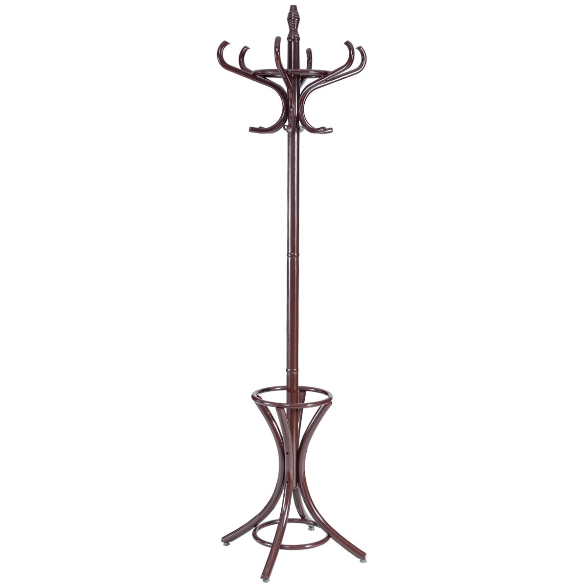 Wooden Coat Rack Hat Hanger Free Standing Hallstand Umbrella Stand With wooden-coat-rack-hat-hanger-free-standing-hallstand-umbrella-stand-with