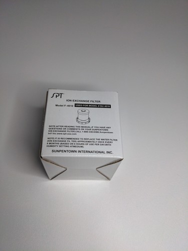 SPT F-4010A ION Exchange Filter (White) for SU-4010/SU-4010G | eBay