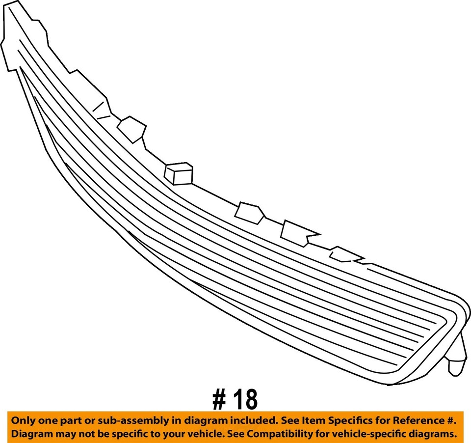 MERCEDES OEM 14-16 E350 Front Bumper Grille Grill-Center 2128850124 | eBay