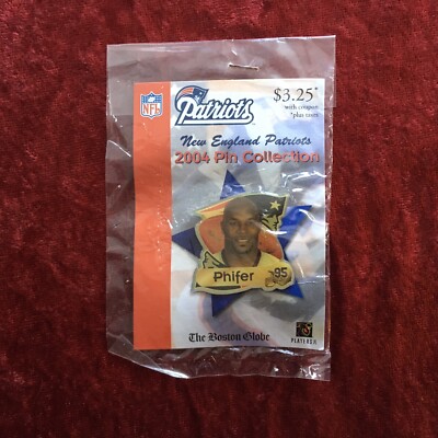 New England Patriots 2004 Pin Collection Roman Phifer Sealed Boston ...