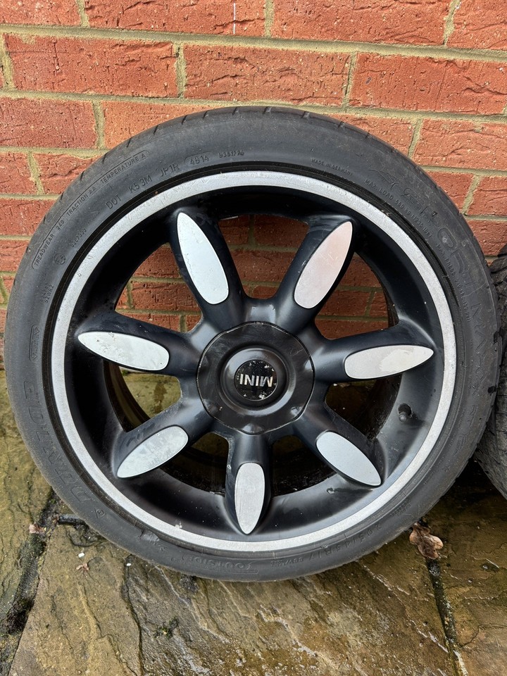 17" Genuine Mini Cooper S Alloy Wheels Night Spoke (Sidewalk) x 4 R50 ...