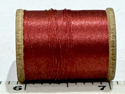 VINTAGE Silk Thread BELDING CORTICELLI Red Fly Fishing Fly Tying Sewing ...