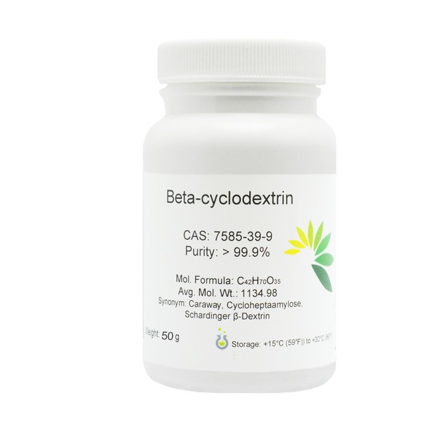 Beta-cyclodextrin 99.9 Ultra Pure 50 G Pharmaceutical Grade Best Deal ...