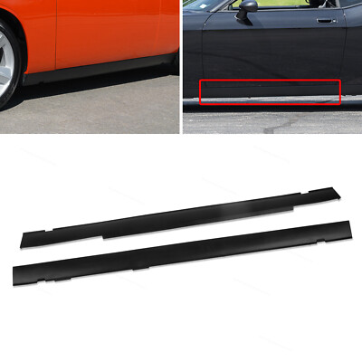For 2008-2014 Dodge Challenger Exterior Door Body Rocker Panel Trim ...