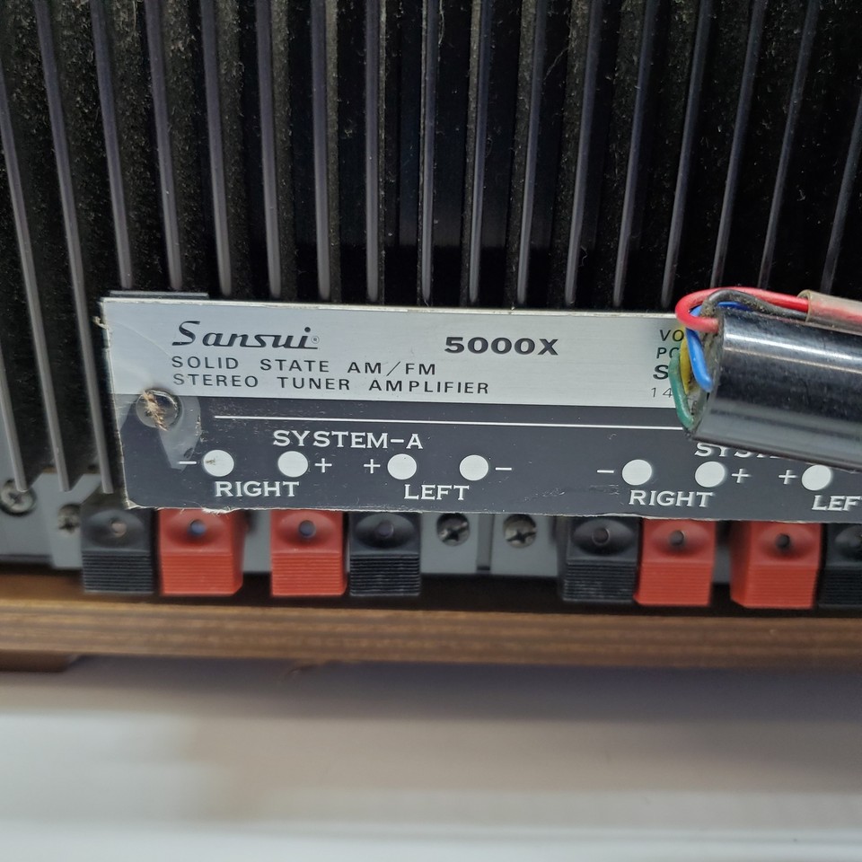 Vintage Sansui Stereo Tuner Amplifier Solid State 5000X Receiver | eBay