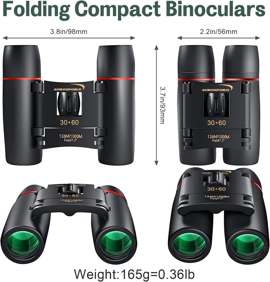Durable 30x60 Binoculars - Waterproof with Night Vision for Outdoor ...