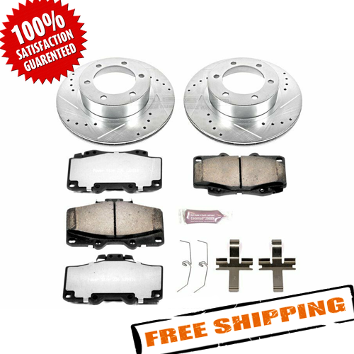 Power Stop K1236-36 1-Click Extreme Z36 Truck and Tow Front Brake Kit ...